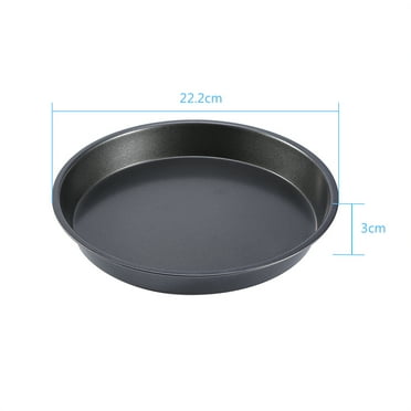 8 inch Cake Pan Set of 3, VeSteel Stainless Steel Round Layer Cake ...