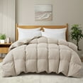 Puredown Winter Down Comforter Heavyweight Quilted Ultra Soft Twin Full King - Walmart.com