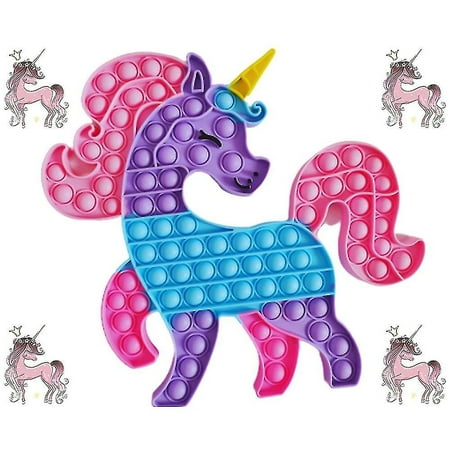 Cht-pop It Antistress, Pop It Unicorn Xxl, Poppit Fidget Toys, Popite ...