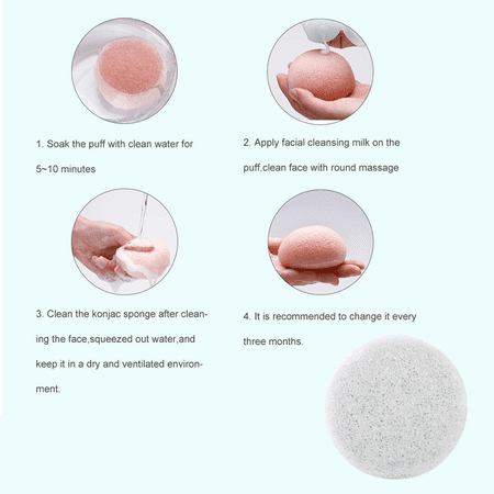 Face Cleaning Sponge Round Face Cleaning Pad can order according ...