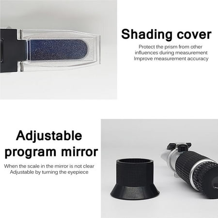 Antifreeze Refractometer Optical Portable Battery Acid Ethylene Glycol ...