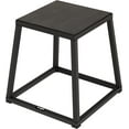 Yes4All Steel Plyo Box, 18 Inches, Black, Durable and Anti-Slip ...