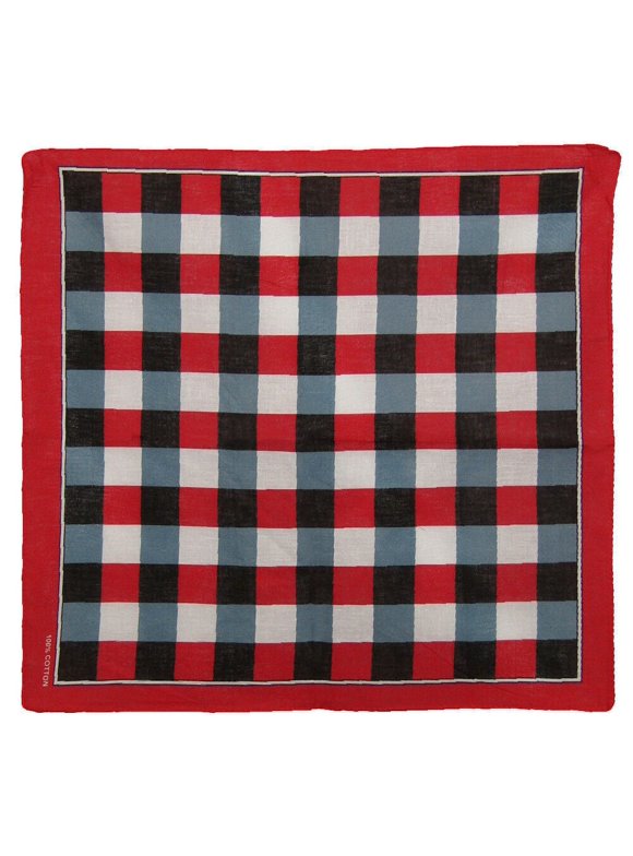 Black And White Checkered Bandana