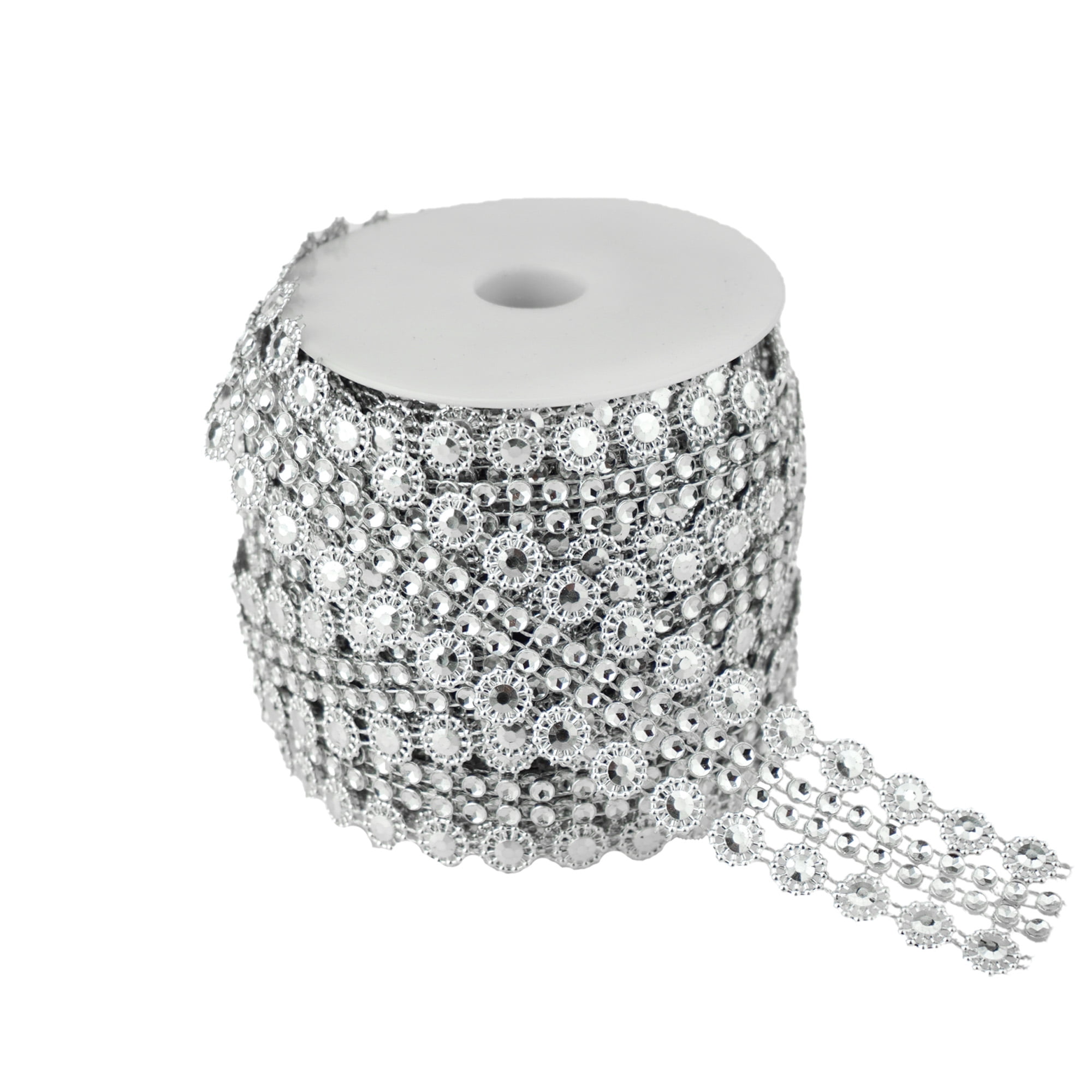 Daisy Rhinestone Diamond Ribbon, 1-inch, 10-yard - Walmart.com