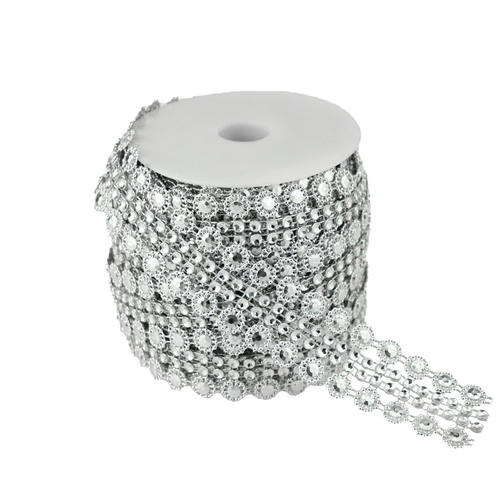Daisy Rhinestone Diamond Ribbon, 1-inch, 10-yard - Walmart.com ...