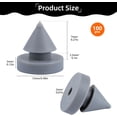 100 Pcs Rubber Door Silencer,1/2 Inch Diameter Metal Door Anti ...