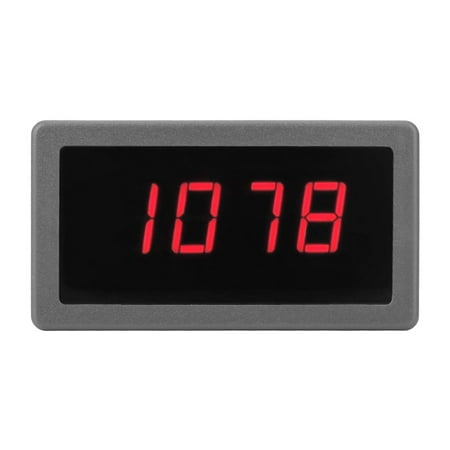 Motor Tachometer, High LED Tacho, Red 4 Digit RPM Gauge For RPM Speed ...