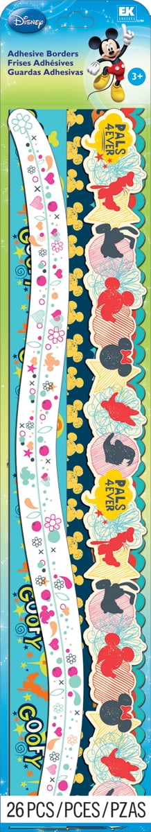 Disney Adhesive Borders-Mickey Family - Walmart.com