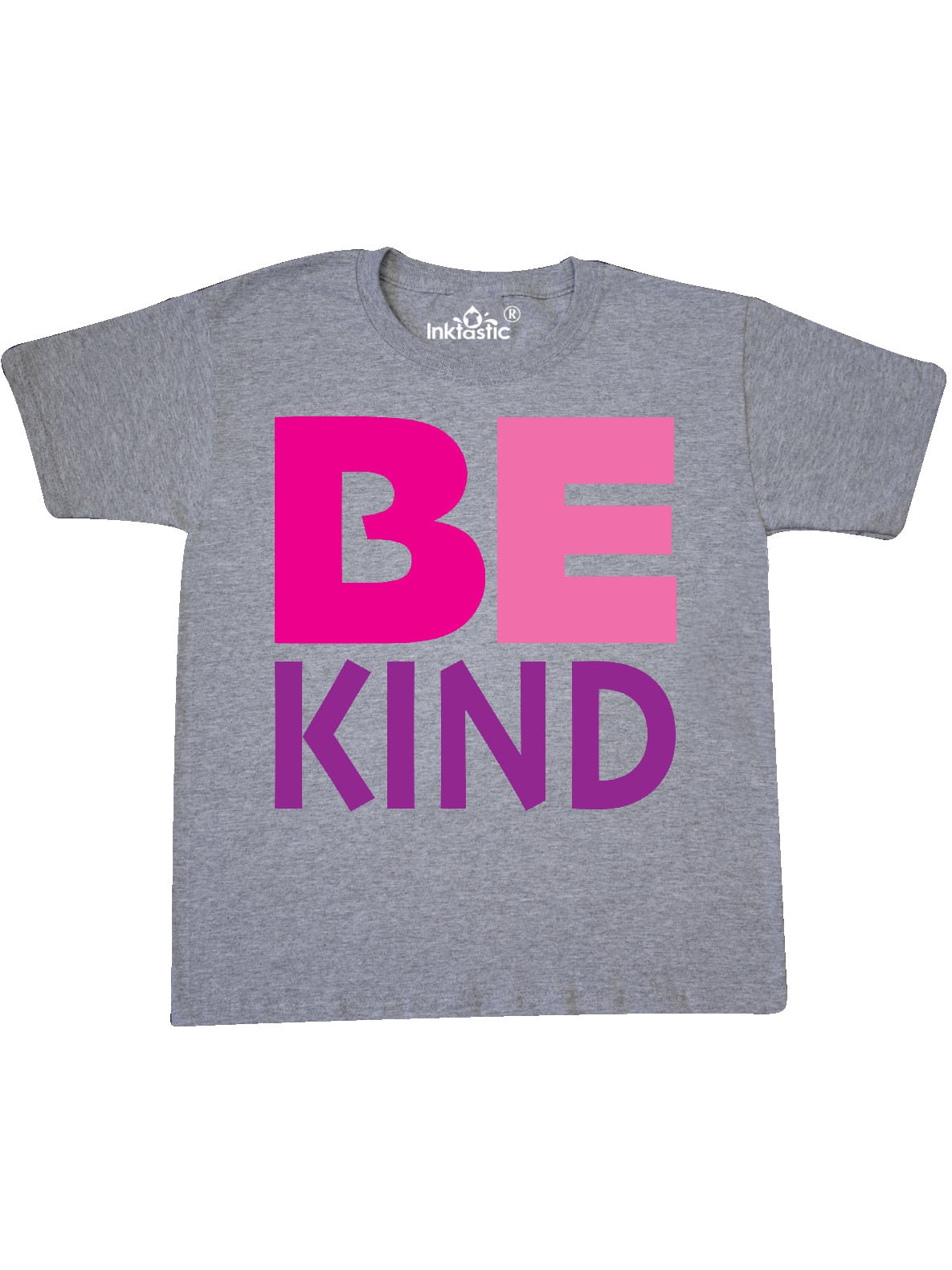 Inktastic Be Kind Logo in Pink and Purple Youth T-Shirt - Walmart.com