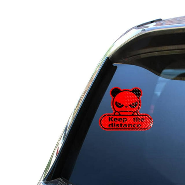 Tohuu Keep the distance Reflective Car Stickers Keep the distance Auto ...