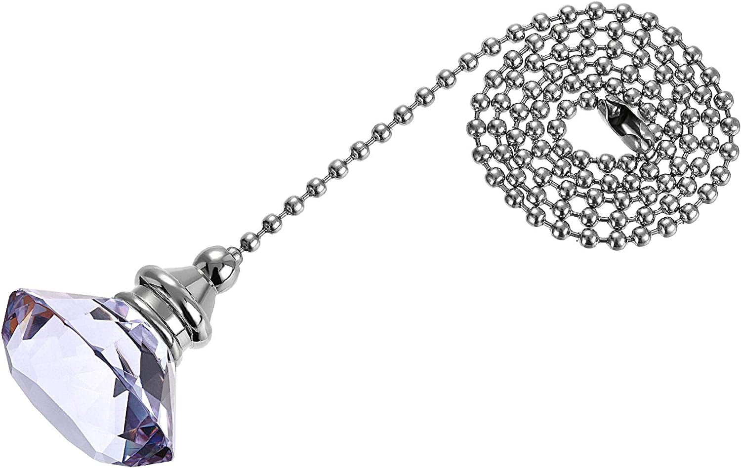 20 Inch Ceiling Fan Pull Chain, Decorative Crystal Fan Pull Chain ...