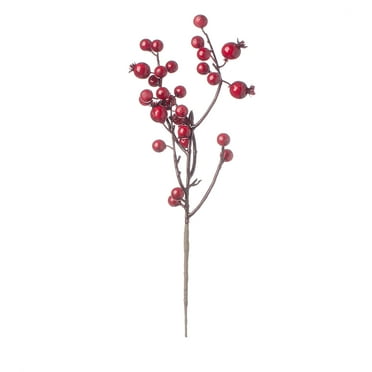 Christmas Floral Christmas White Mistle Berry Pick - Walmart.com