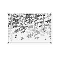 Black Gradient Leaf Sun Shade Sail 14'X18' Rustic Eucalyptus Leaves ...