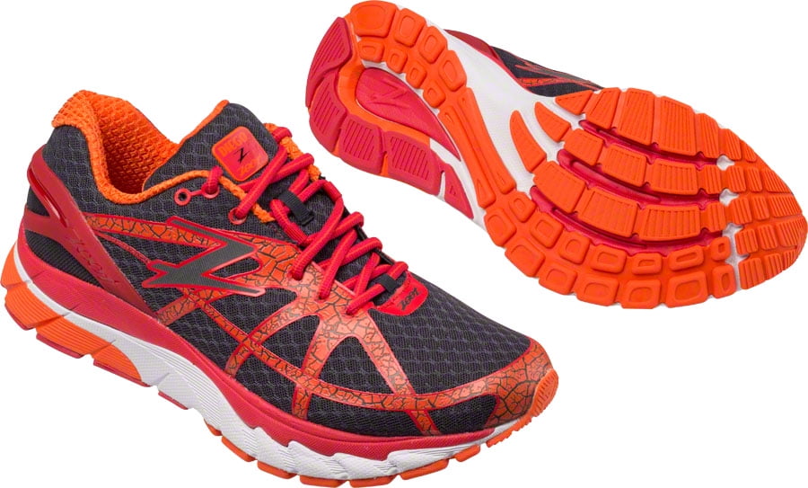 Zoot Diego Men's Run Shoe: Solar Flare/Pewter/Zoot Red, US 10 - Walmart.com