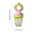 Dinosaur-shaped push-type feeder - Baby fruit and vegetable chewer ...