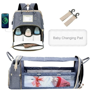 MoDRN Nylon Convertible Diaper Bag Backpack, Floral - Walmart.com