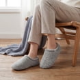 BLISSFUL STEP Women's Soft Curly Full Slippers Fuzzy Men Lightweight ...