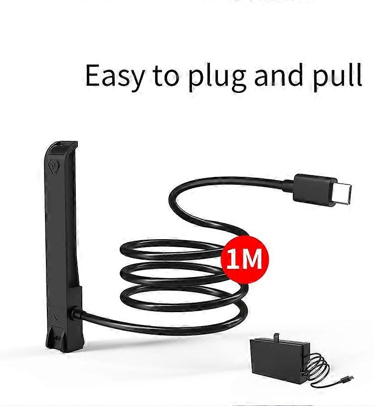 Cable extensor USB C para base de Nintendo Switch, cable de extensión ...