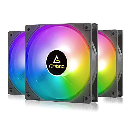 Antec RGB Fans, 120mm Case Fan, PC Fan High Performance, 4-pin RGB, P12 ...