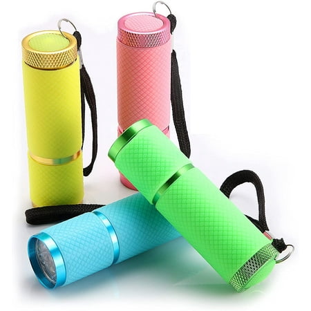 Glows in the Dark Flashlights 9 LED Rubber Coated Flashlights with ...