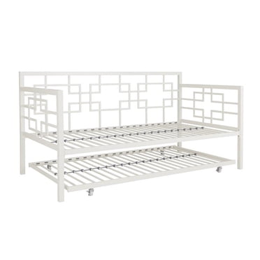 Lexicon Constance Metal Daybed with Trundle in Orange - Walmart.com