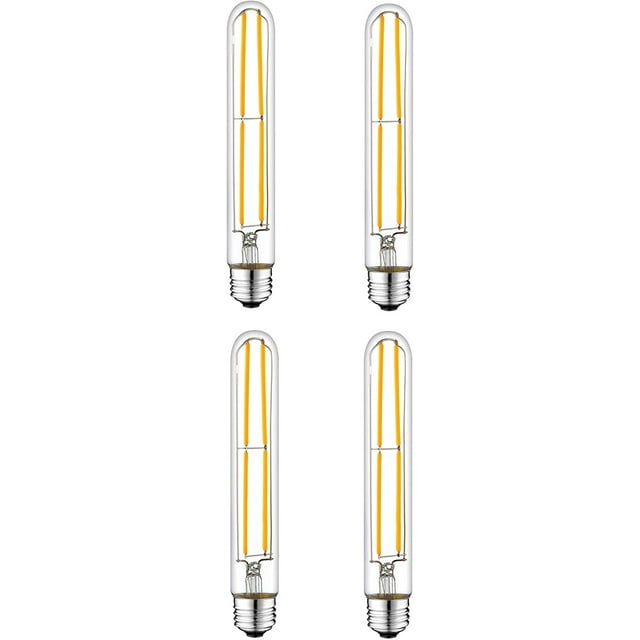 Sleeklighting T30 LED Long Filament Light Bulb 6Watt Vintage Tubular ...