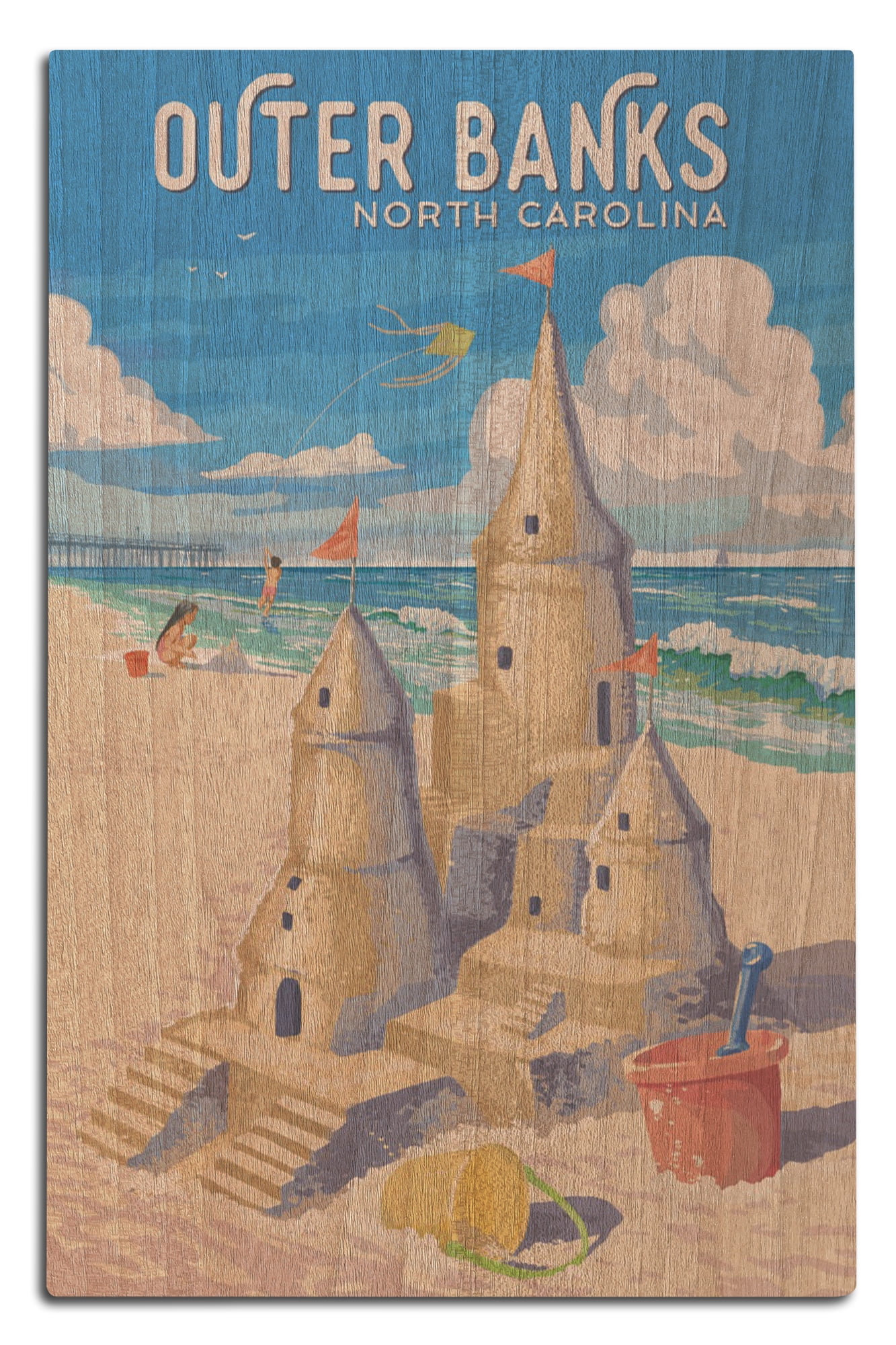 Outer Banks, North Carolina, Painterly, Soak Up Summer, Sand Castle ...