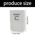 Retro Gaming Memory Card Game Storage Accessories 1M Memory Cards ...