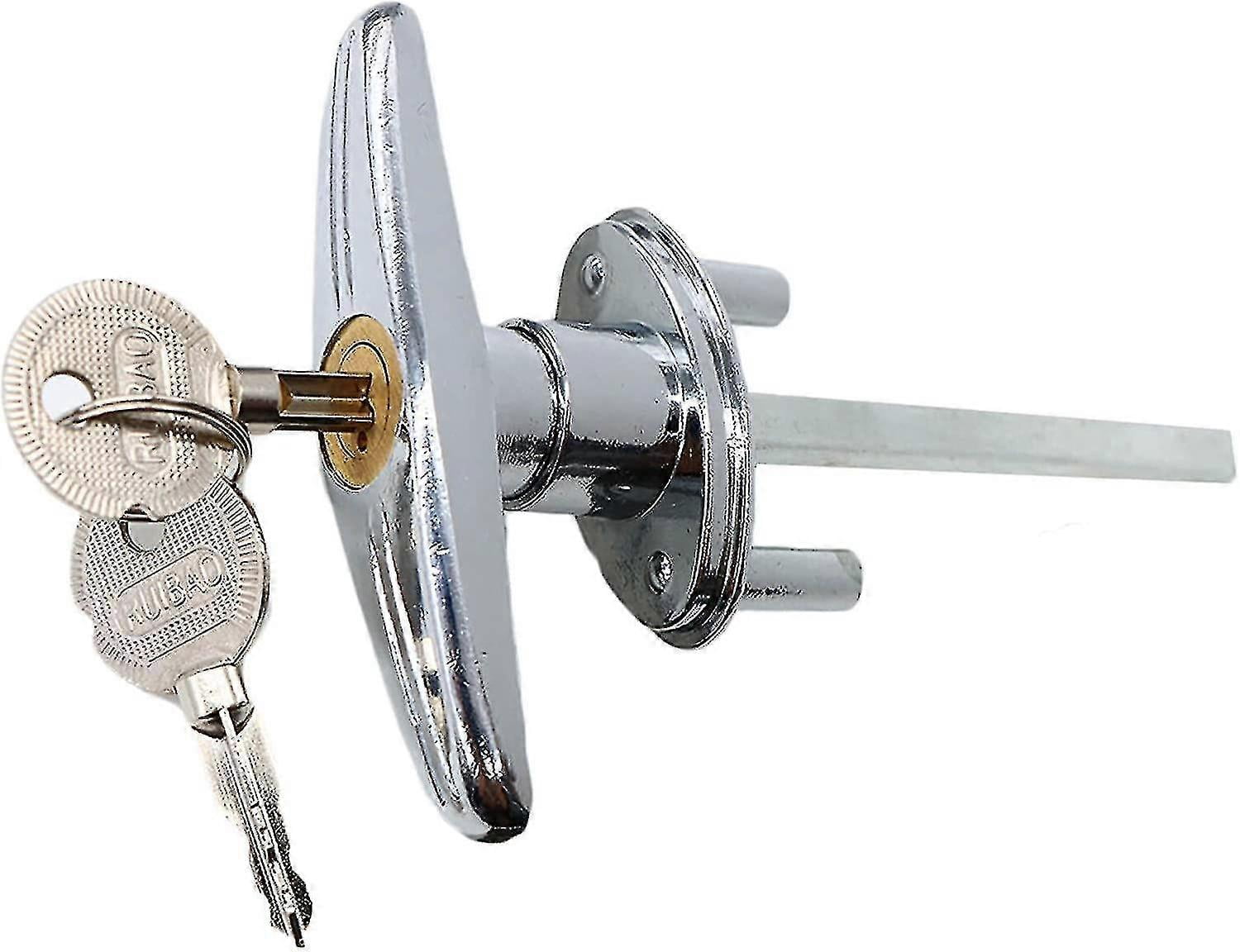 Garage Door Keyed T-handle Lock Kit With 2keys,universal Shed Door Lock ...