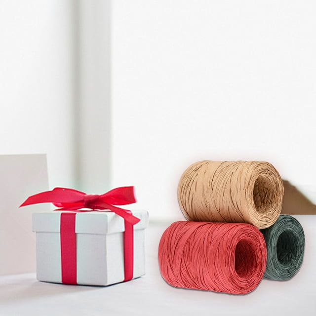 Hesroicy 1 Roll Paper Cord Natural Good Toughness Stylish String Ribbon ...
