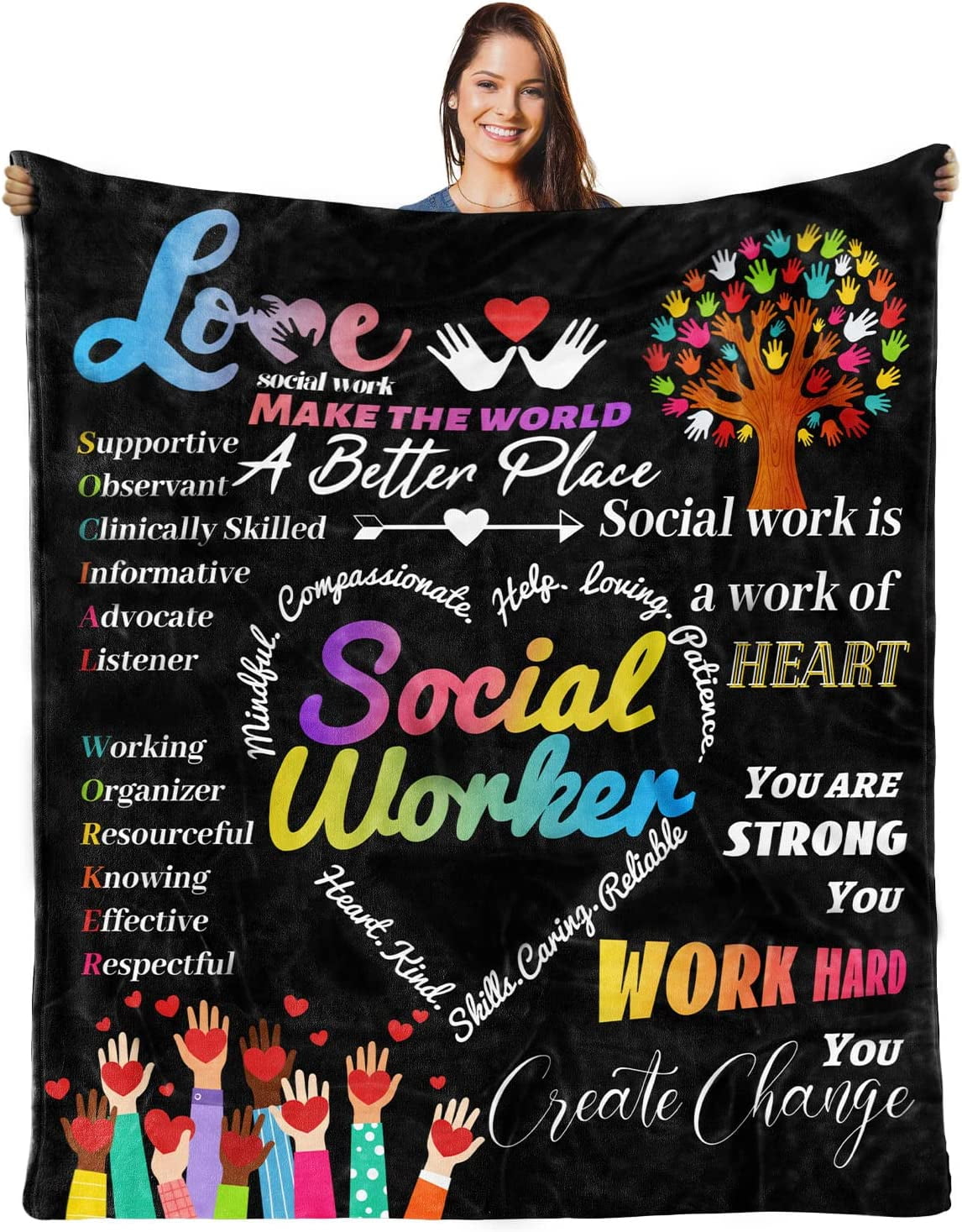 Social Worker Gifts for Women, Men- Social Worker Appreciation Gifts ...
