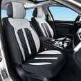 2024 Car Seat Cover for CHEVROLET BOLT EV , Black and Gray Car Seat ...