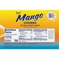 Dole Mango Chunks Fruit Cups in 100% Juice, 4 Ounce, 16 Count ...