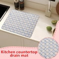 Absorbent Faucet Draining Mat Quick Drying Countertop Pad for Bathroom ...