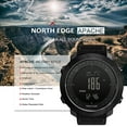 NORTH EDGE Watch,Watch With AltimeterWatch 50m Waterproof Wrist ...