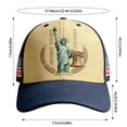 250 Anniversary USA USA 250th Anniversary Print Baseball Cap Minimalist ...