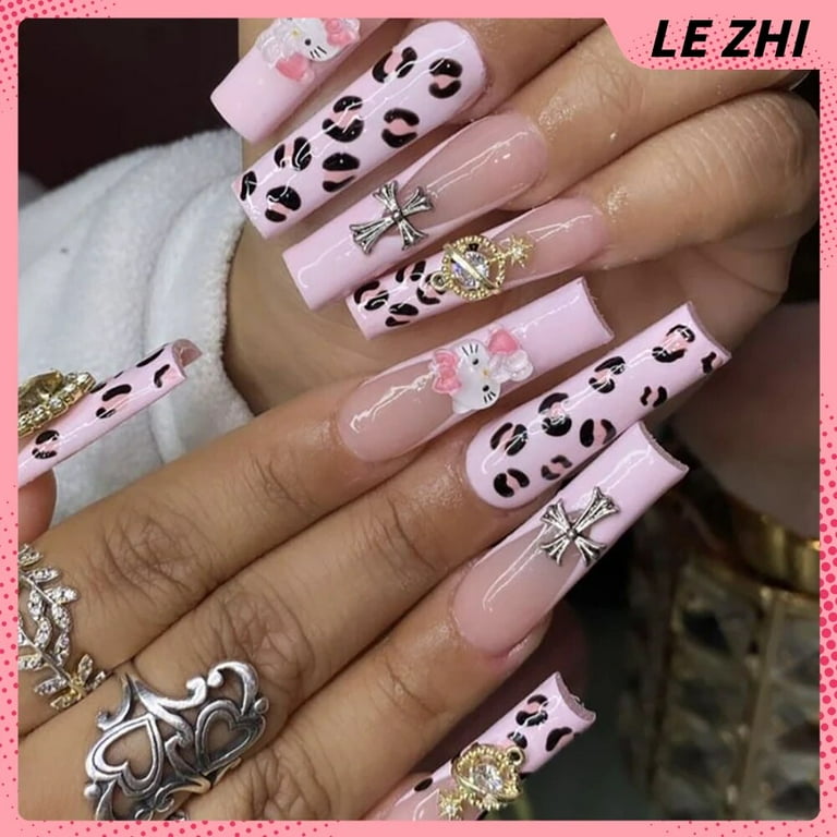 Hello Kitty Nagels Met Zebra Zebra Hello Kitty Nails