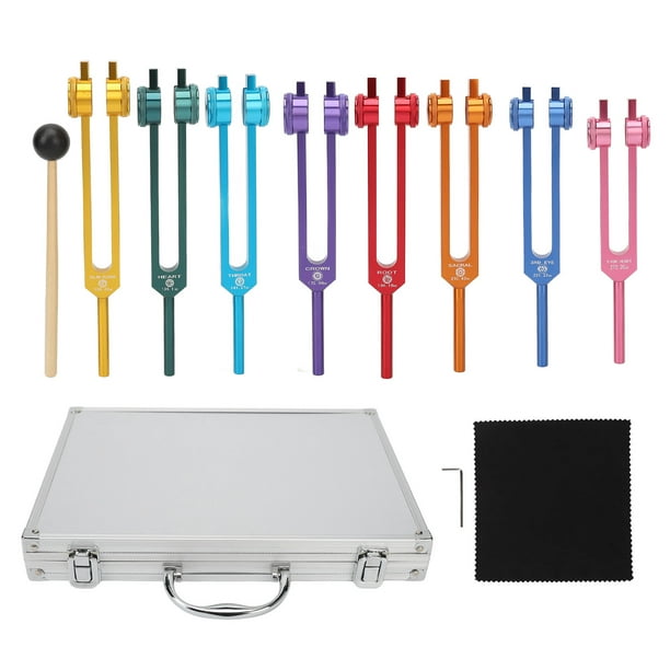 Diapasones resonantes, juego de diapasones que promueven el diapasón de ...