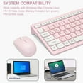 Reccazr Wireless Keyboard And Mouse Combo Full Size Wireless Keyboard And Mouse 2 4g Keyboard