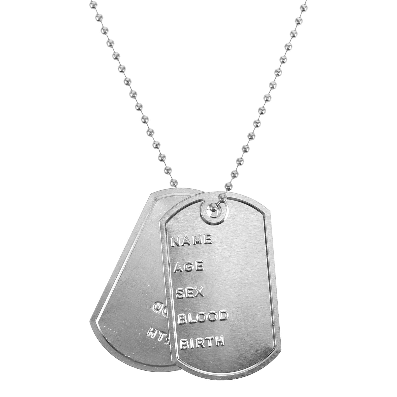 Click here for Fomiyes 1 Set Classic Mens Army Dog Tag Necklace W... prices