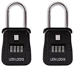 Lion Locks 1500 Key Storage Realtor Lock Box with Set-Your-Own ...