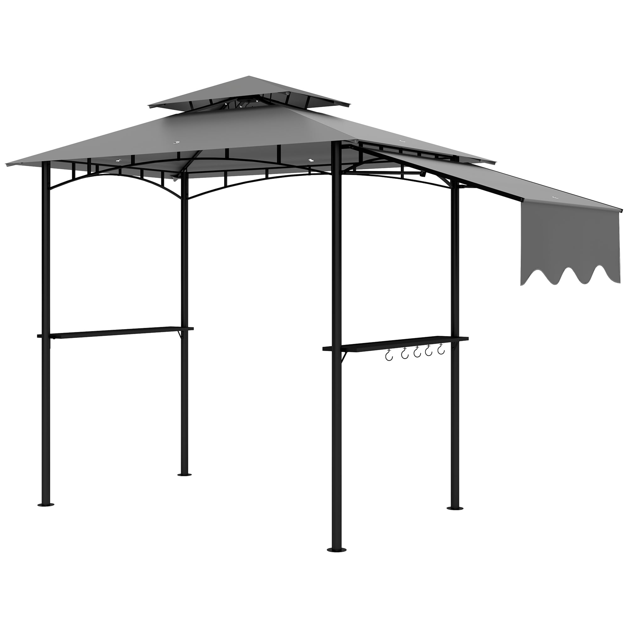 Click here for Outsunny 8 X 5 Grill Gazebo  Double Tiered Barbecu... prices