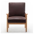 25.38'' Wide Classic -Century Modern Arm Chair, Dark Brown - Walmart.com
