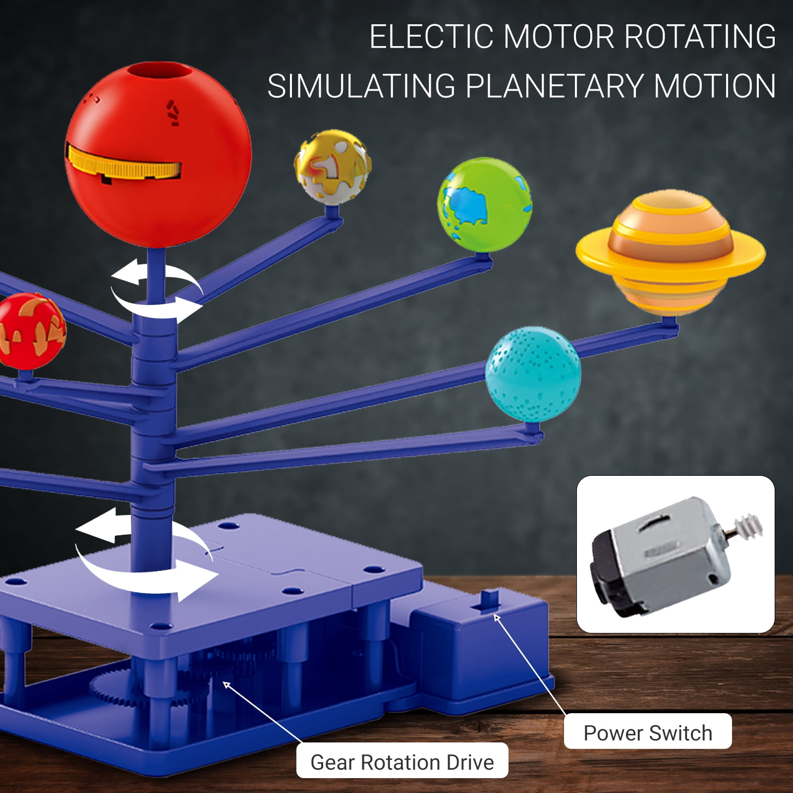 Solar System Model In Motion