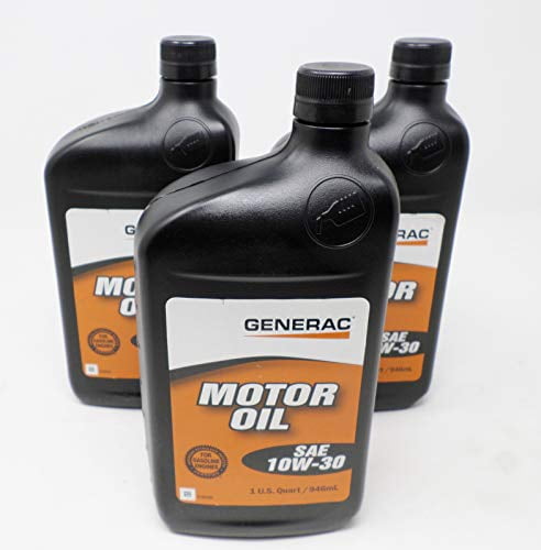 Generac 3-Quarts 0J5139 SAE 10W-30 4-Cycle Engine Oil - Walmart.com