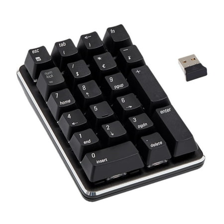 Compact .4G Wireless Mechanical Numeric Keypad 21 Keys Keyboard for ...