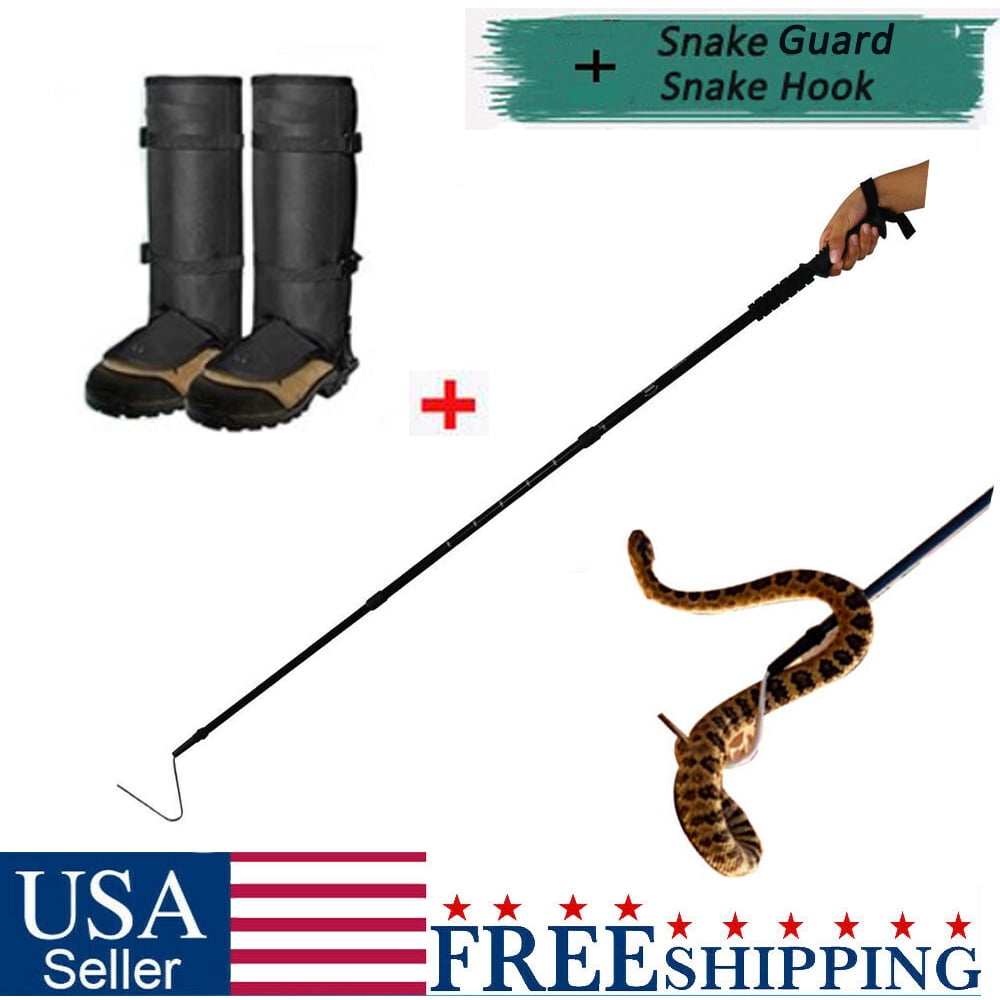 AYAMAYA 57" Retractable Snake Hook+Snake Guard, Professional Stainless ...