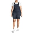 A3 Denim Women's Plus Size Denim Shortalls - Walmart.com