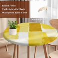 Abstract Geometric Graffiti Square Round Fitted Tablecloth with Elastic ...