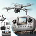 Gray Gray Brushless Drone With Screen Remote, 1080P Hd Camera, Altitude ...